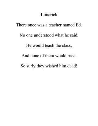 Perry poem anthology | PDF | Poetry | Books and Literature