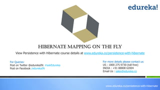 Hibernate Mapping on the Fly | PDF | Databases | Computer Software and Applications