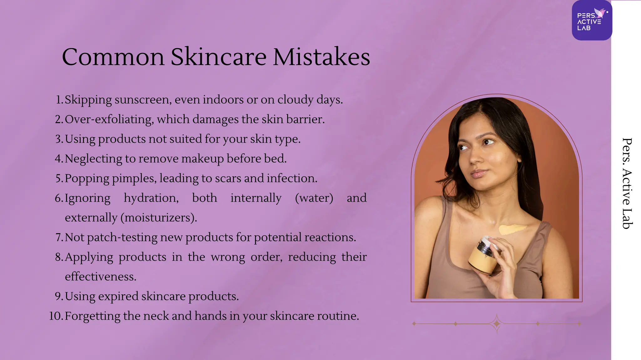 Pers. Active Lab Skin Care Essentials pdf | PDF | Skin and Dermatology | Diseases and Conditions