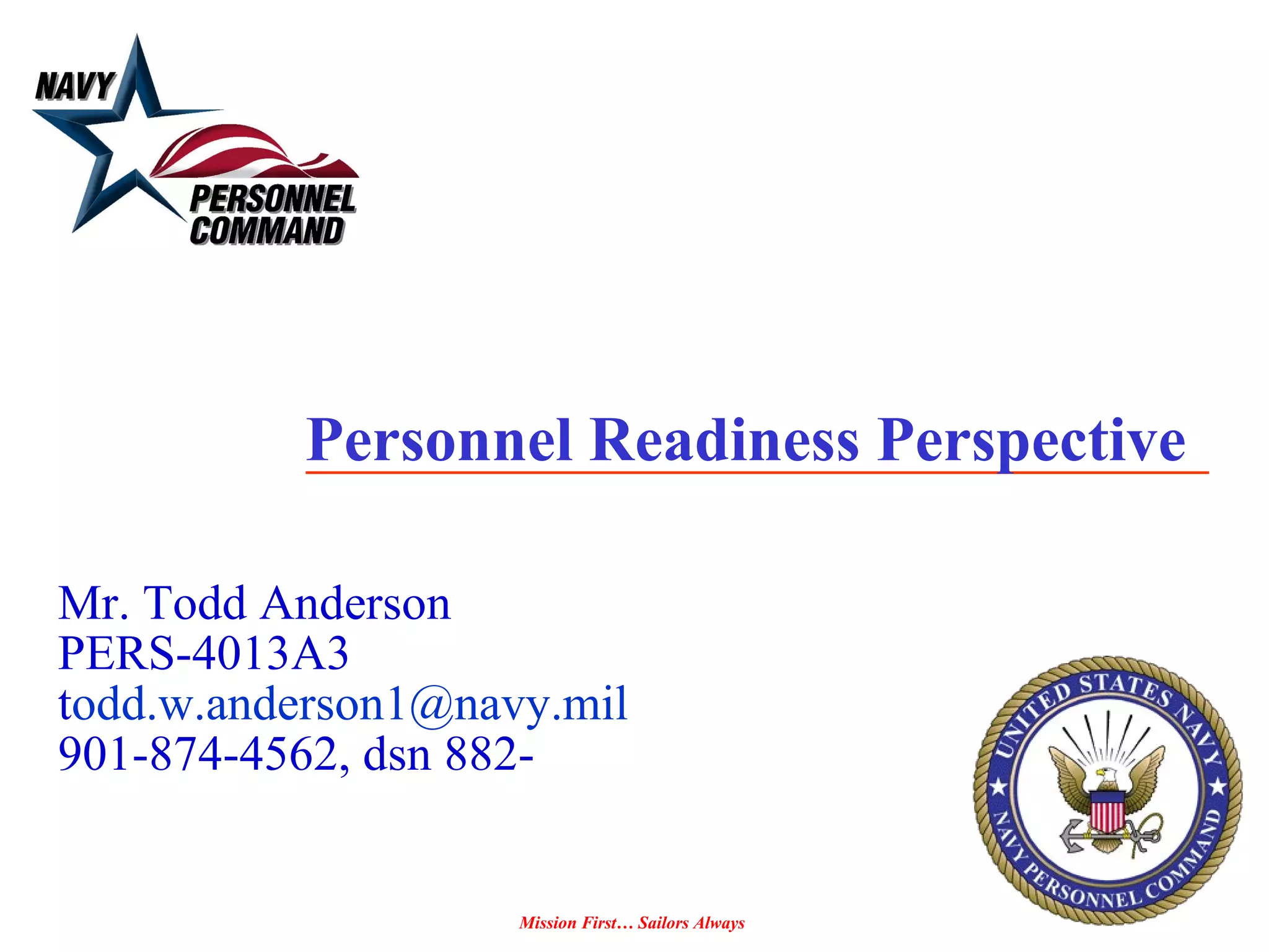 Pers 4013 personnel-readiness_perspective | PPT