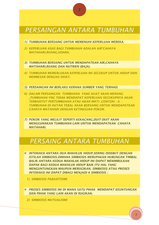Persaingan antara tumbuhan | DOC