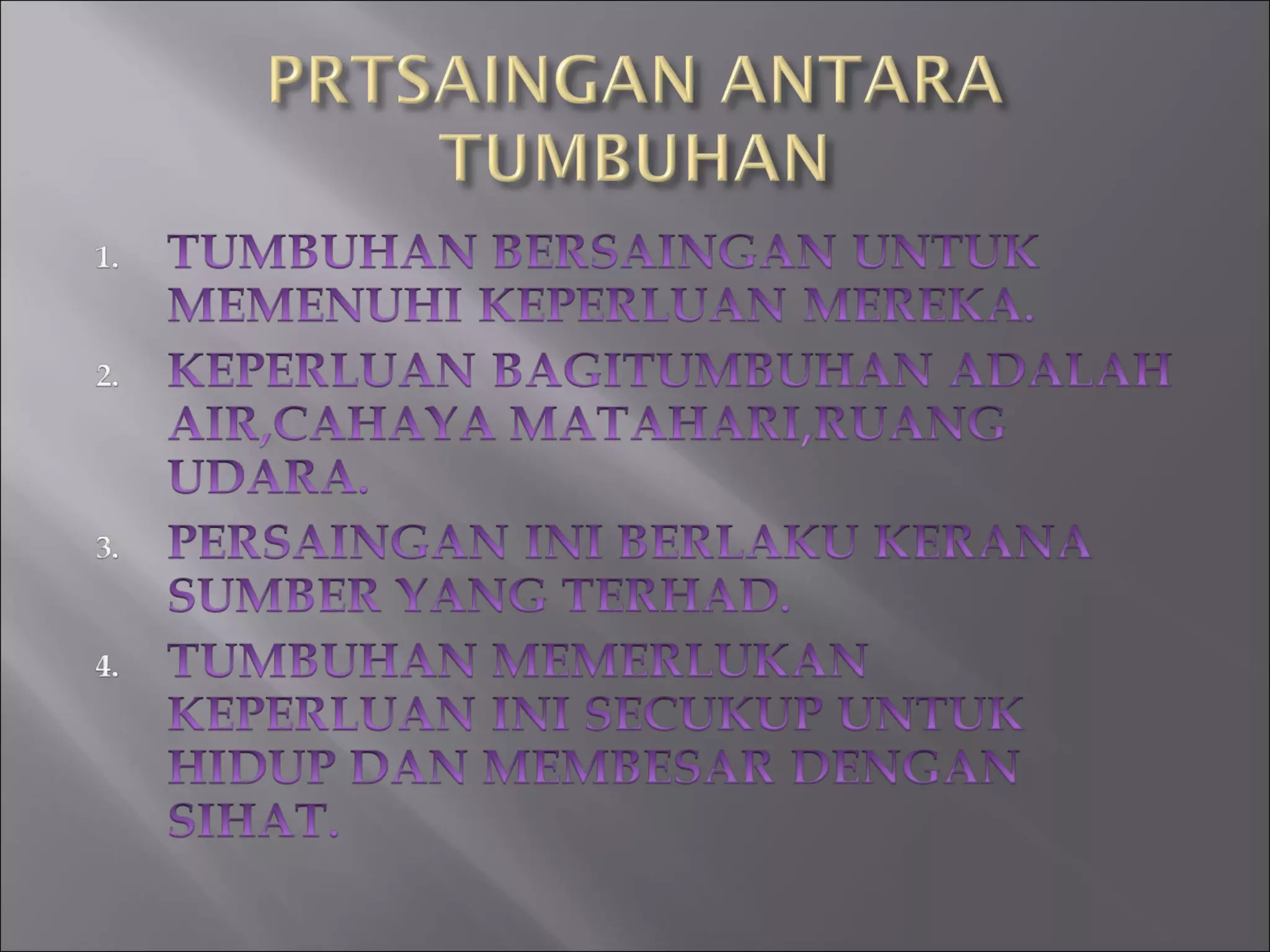 Persaingan antara tumbuhan (2) | PPT