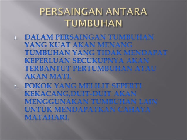Persaingan antara tumbuhan (2) | PPT