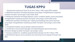HUKUM PERSAINGAN USAHA & ETIKA BISNIS (KPPU) | PPTX