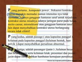 Persalinan abnormal | PPTX