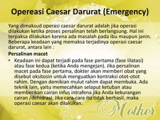 Persalinan caisar (Putri Jayanti) ppt | PPTX
