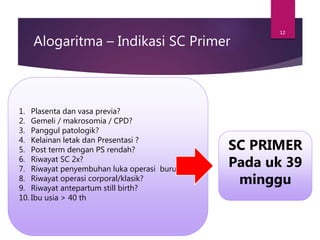 Persalinan dengan bekas sc | PPTX
