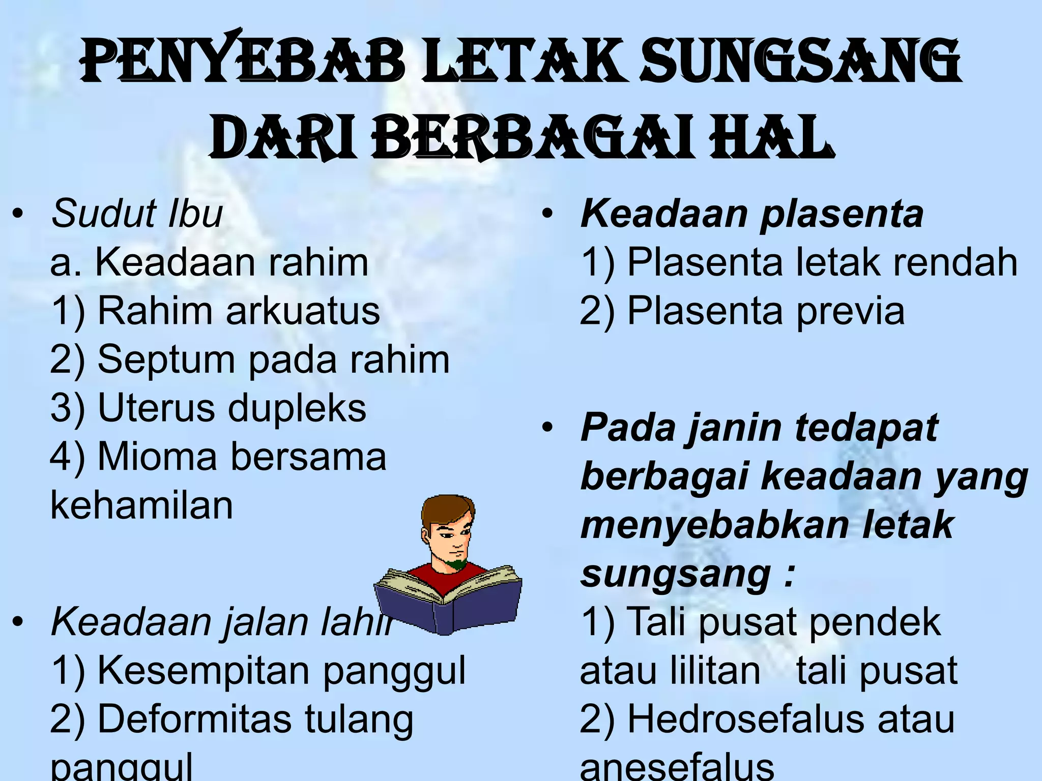 Persalinan sungsang oleh siti izatul muasaroh | PPTX
