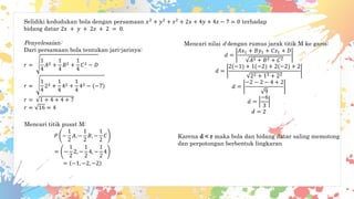 Persamaan Bola | PPTX