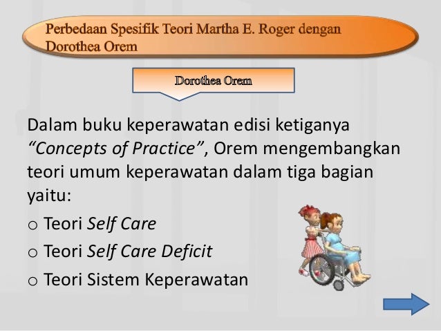 Persamaan dan perbedaan teori martha e roger dengan dorothea orem Persamaan dan perbedaan teori martha e roger dengan dorothea orem