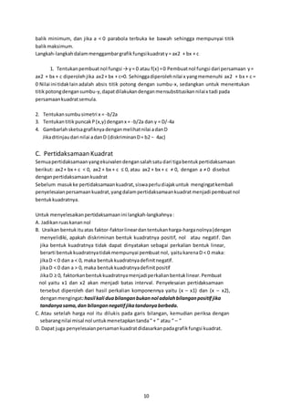 Persamaan dan pertidaksamaan linear | DOCX