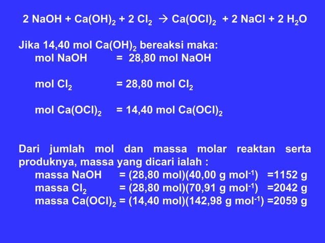 Persamaan dan rumus kimia (ii) | PDF