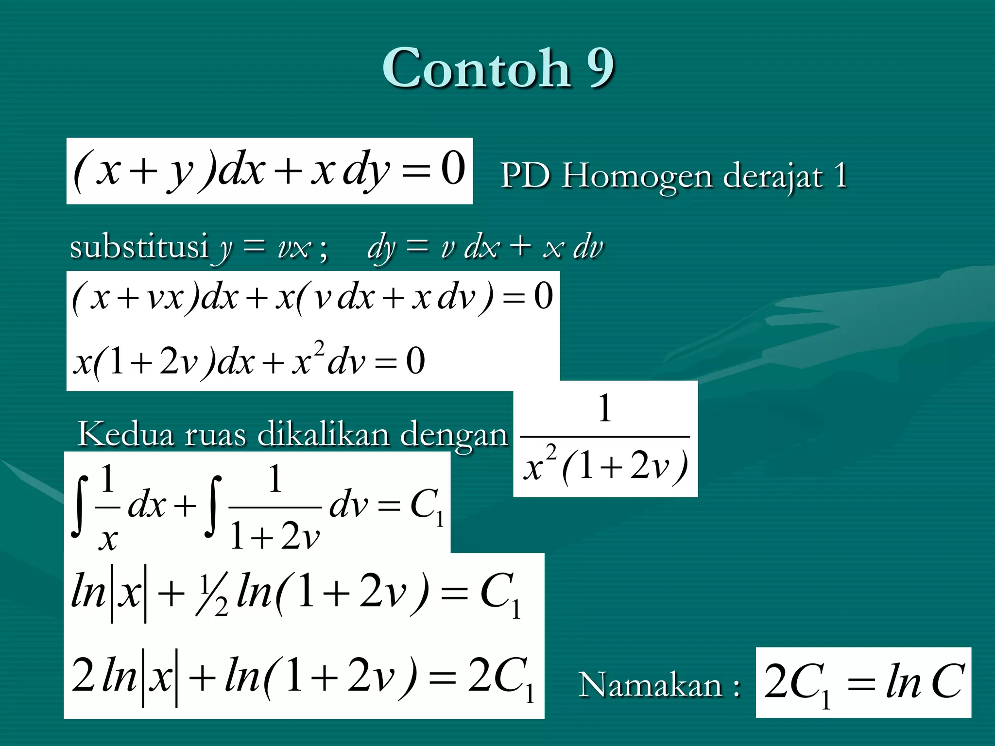 Persamaan diferensial | PDF