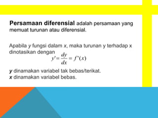 Persamaan Diferensial.ppt