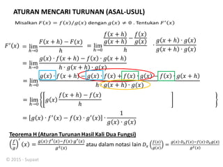 Persamaan differensial | PPT
