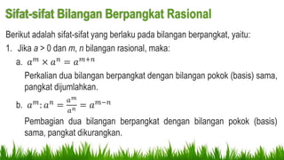 Persamaan dan Pertidaksamaan Eksponen | PDF