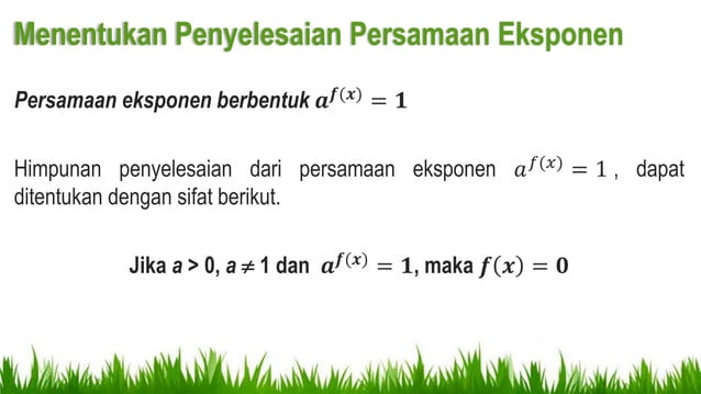 Persamaan dan Pertidaksamaan Eksponen | PDF