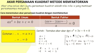 persamaan & fungsi kuadrat.pdfusshshshshsh | PPT