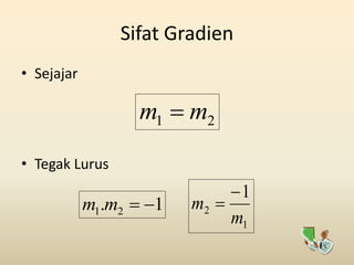 Persamaan garis lurus | PPTX