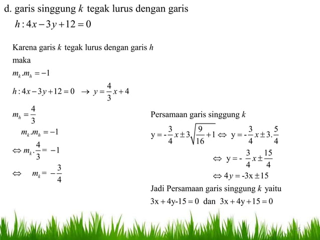 Persamaan garis singgung 2 .pptx