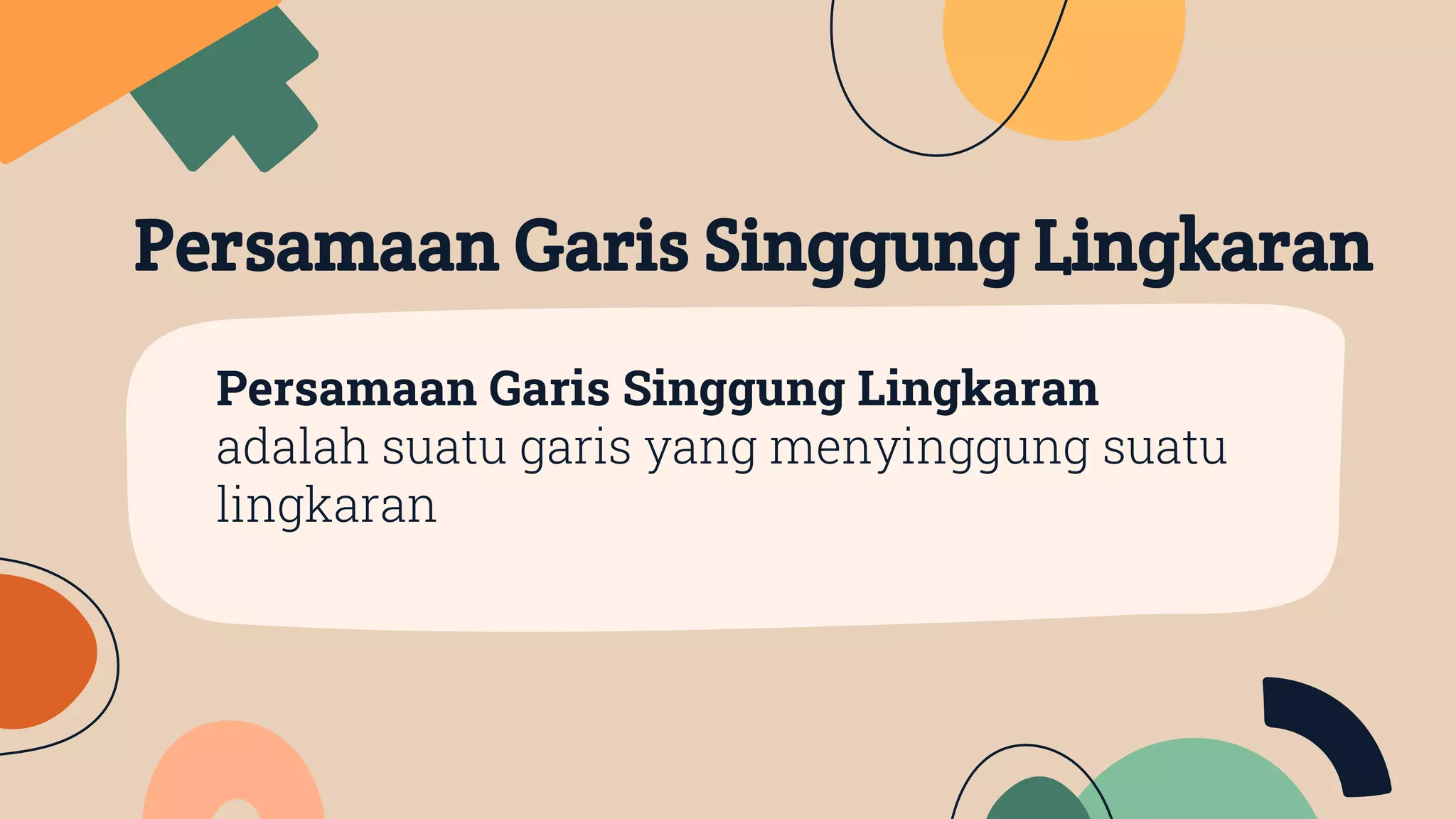 Persamaan Garis Singgung Lingkaran - Kelompok 6 XI IPA 2 (1.1).pptx