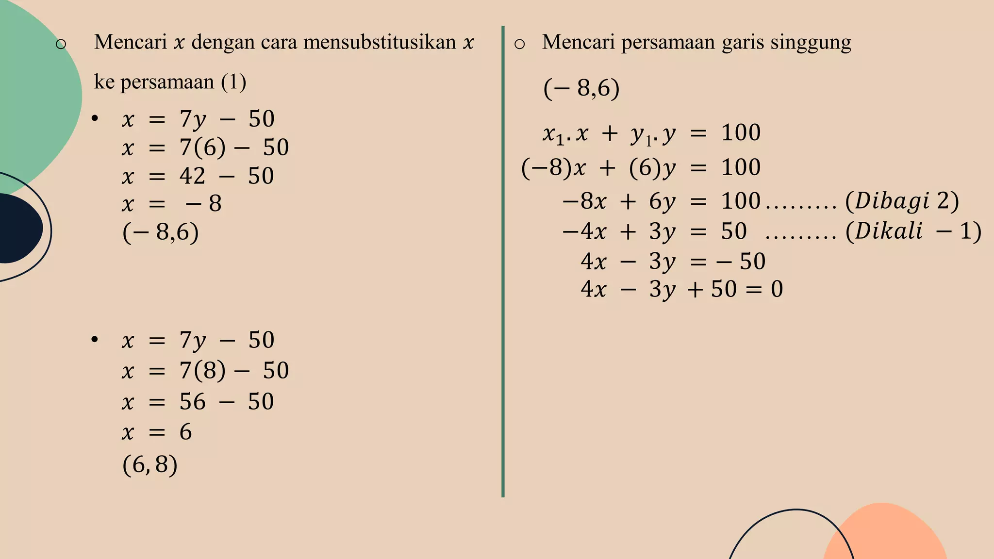 Persamaan Garis Singgung Lingkaran - Kelompok 6 XI IPA 2 (1.1).pptx