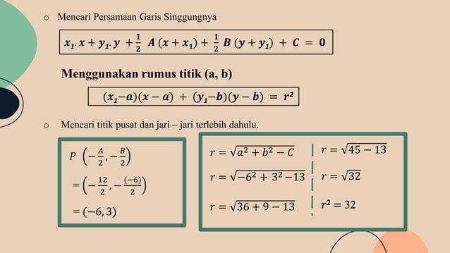 Persamaan Garis Singgung Lingkaran - Kelompok 6 XI IPA 2 (1.1).pptx