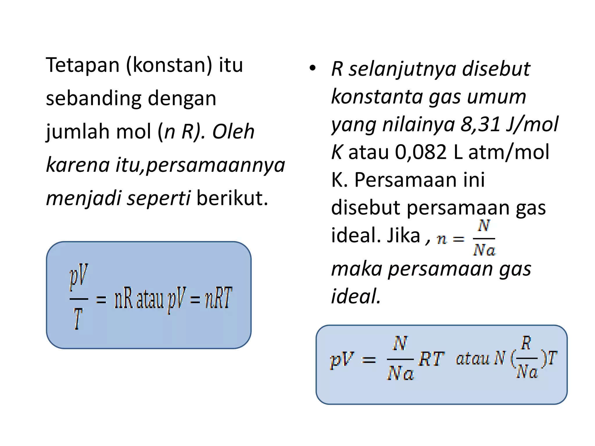 Persamaan gas ideal | PPTX