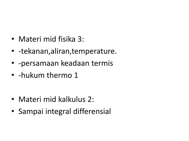 Persamaan keadaan termis | PPT