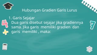 Persamaan Linear dan Gradien Garis Lurus Kelas VIII.pptx