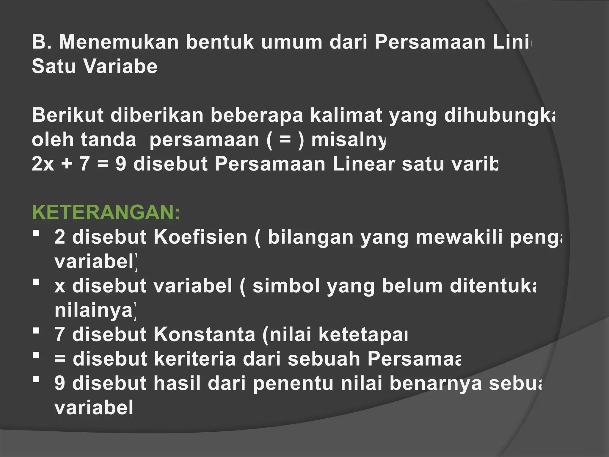 PERSAMAAN LINEAR LINEAR SATU VARIABEL.pptx