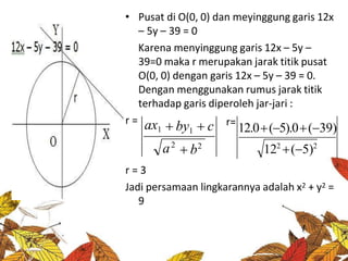 Persamaan Lingkaran Kls XI.pptx