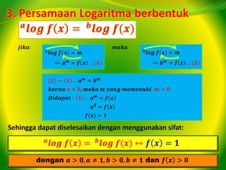 Persamaan Logaritma | PPTX