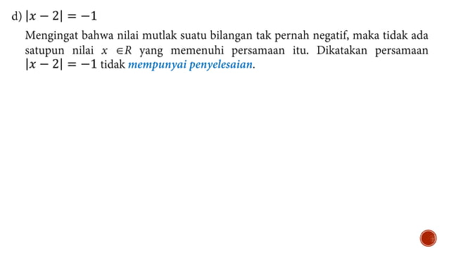 Persamaan dan Pertidaksamaan Nilai Mutlak | PDF