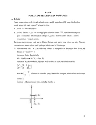 Persamaan pencerminan | DOCX