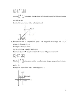 Persamaan pencerminan | PDF