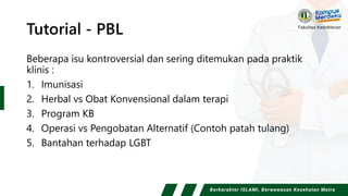 Penjelasan Blok Kedokteran dan Kesehatan dalam Islam | PPT