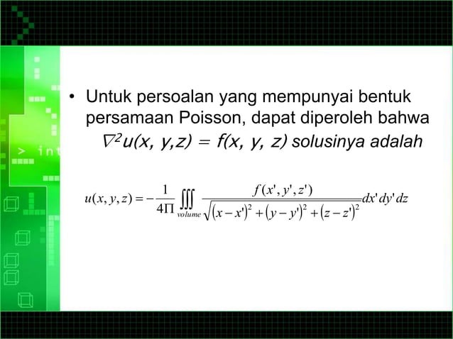 Persamaan poisson | PPT