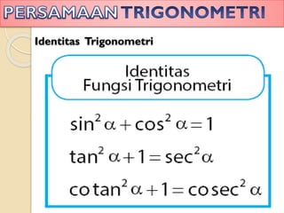 Persamaan trigonometri bentuk kuadrat | PDF