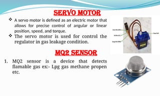 LPG gas leakage detection and protection system | PPTX