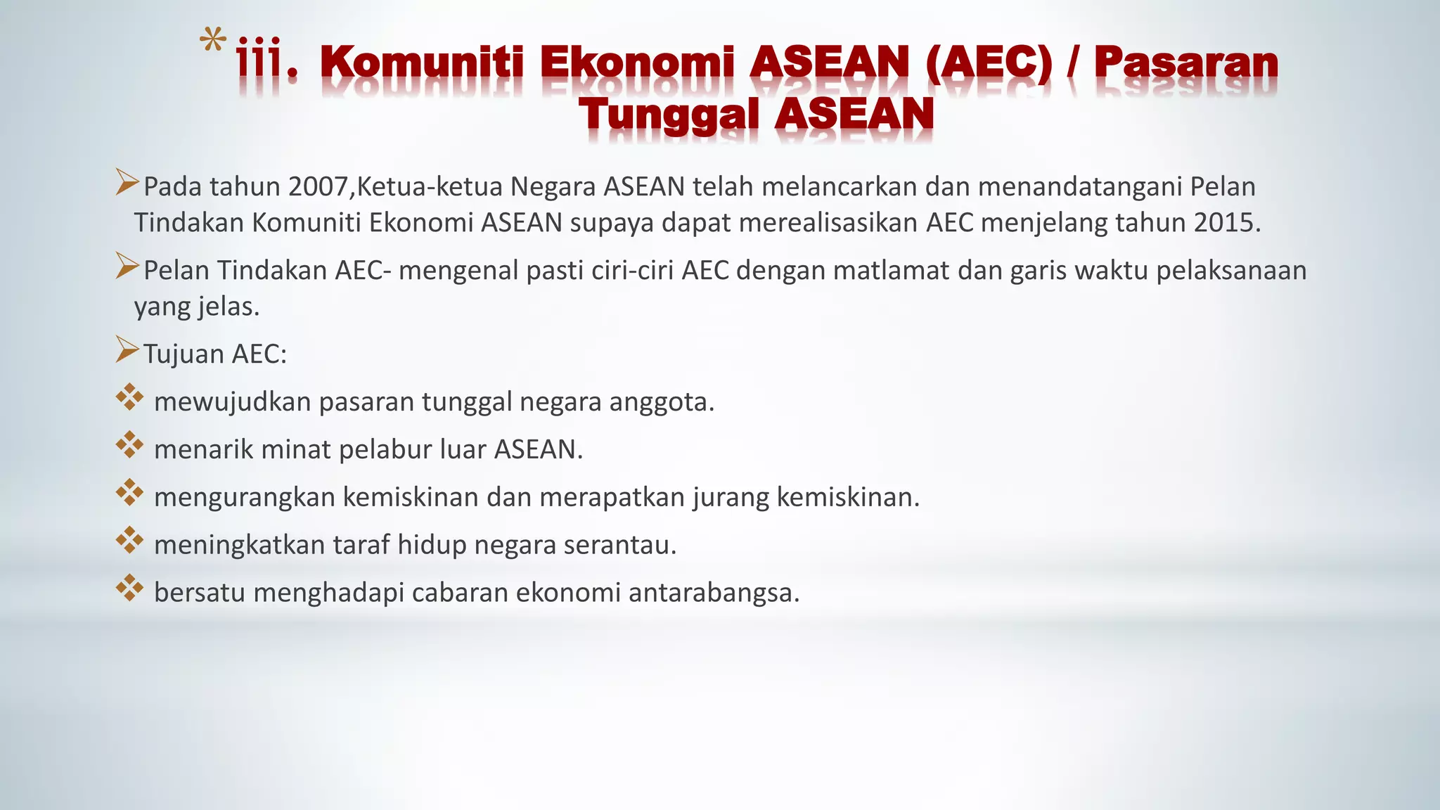 Persatuan negara negara asia tenggara (ASEAN) | PPTX