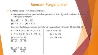 Pers dan fungsi linear kel.1 | PPTX