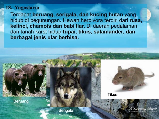 Persebaran fauna di benua eropa | PPT | Free Download