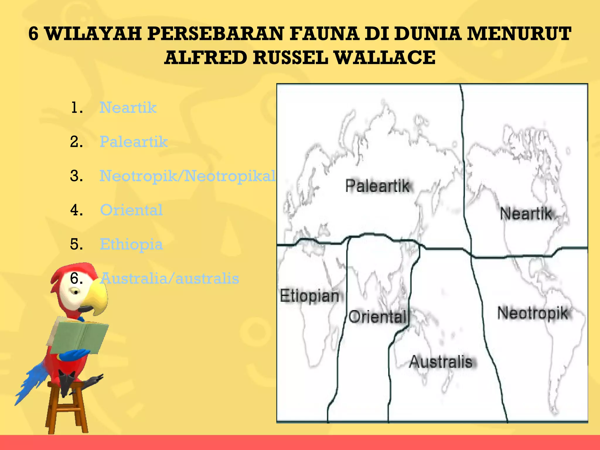Persebaran fauna di dunia | PPT
