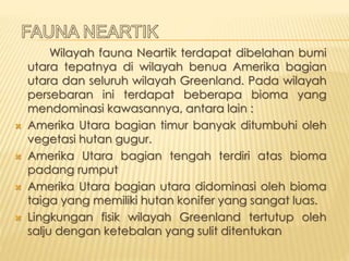 Persebaran Fauna di Dunia | PPTX