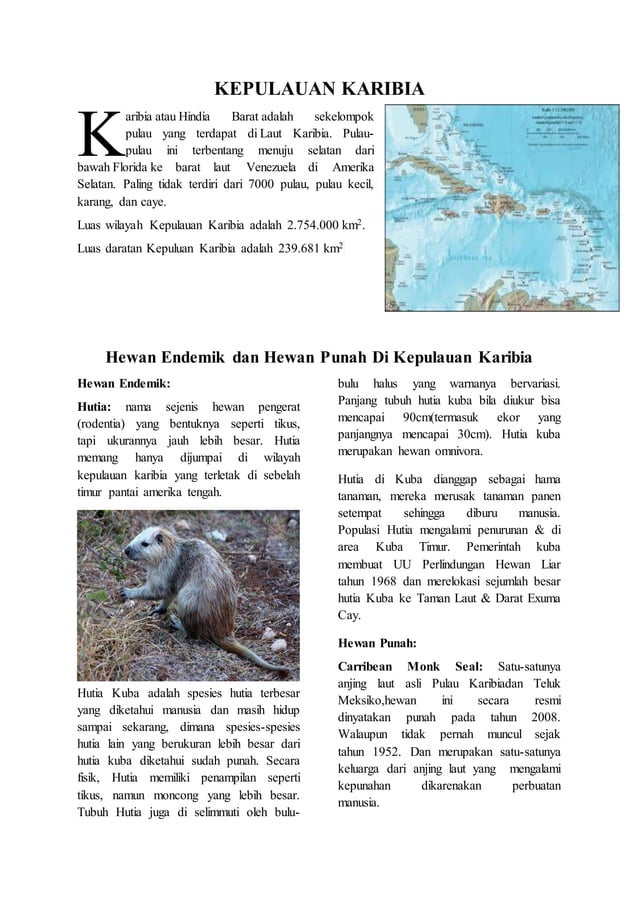 Persebaran Fauna Zona Neotropik | DOCX