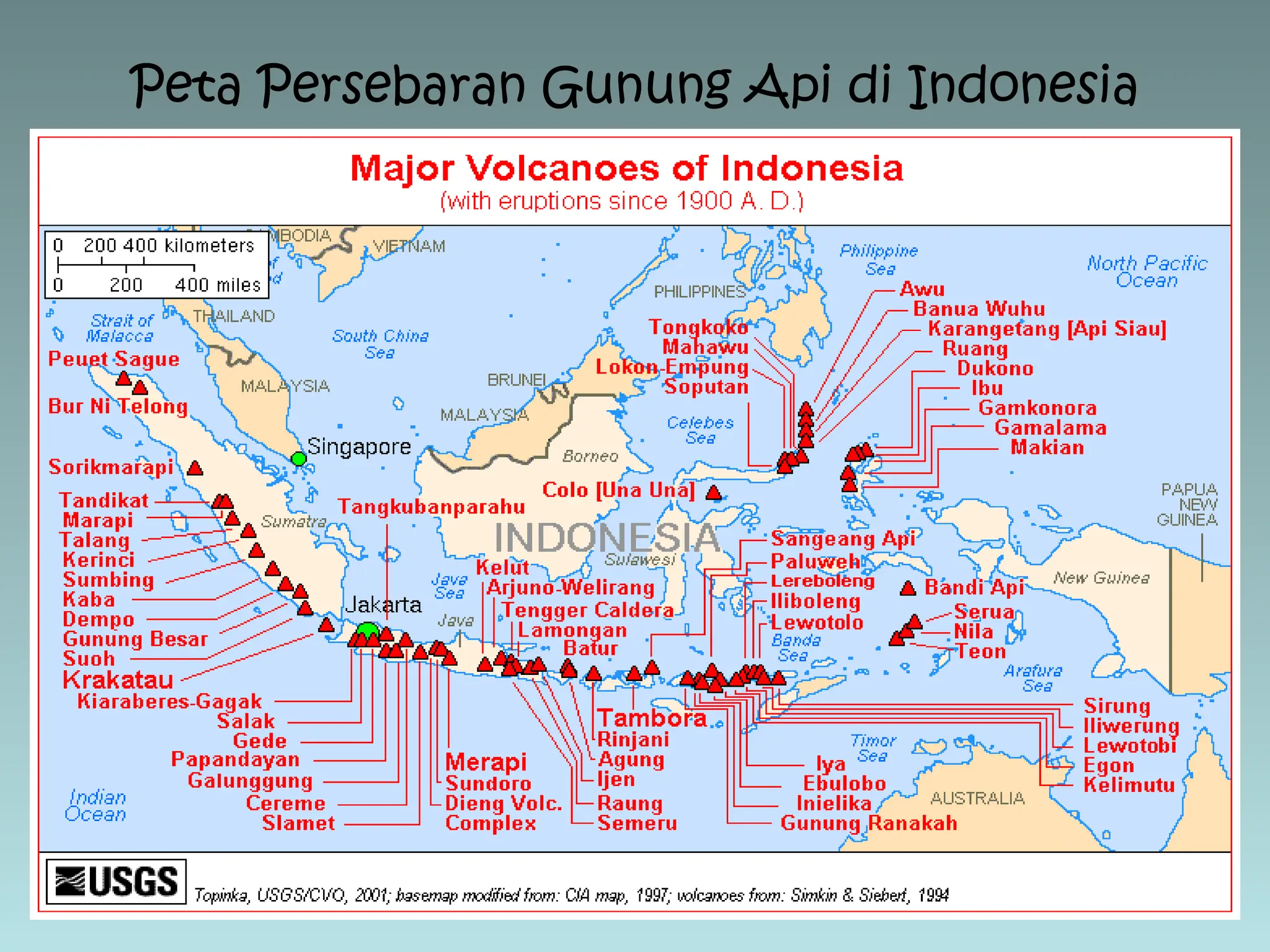 PERSEBARAN GUNUNG API POWERPOINT.pptjhjghsjkguigbjkgjg | PPT