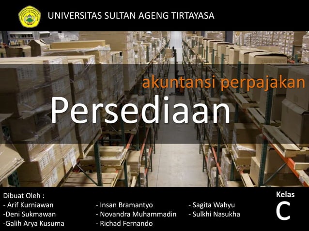 Persediaan akuntansi perpajakan | PPTX