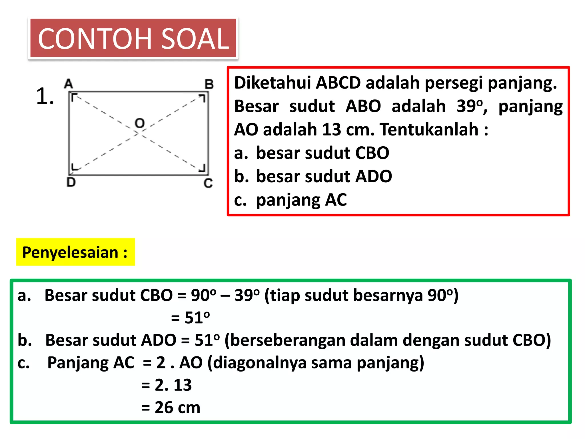 Persegi panjang dan persegi | PPTX