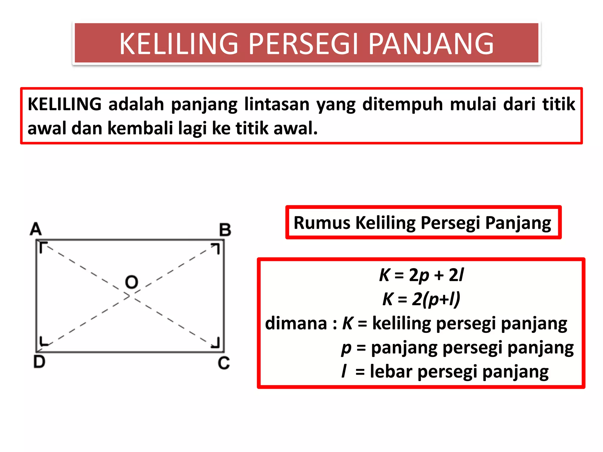 Persegi panjang dan persegi | PPTX